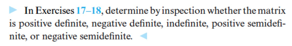 Solved In Exercises 17-18, determine by inspection whether | Chegg.com