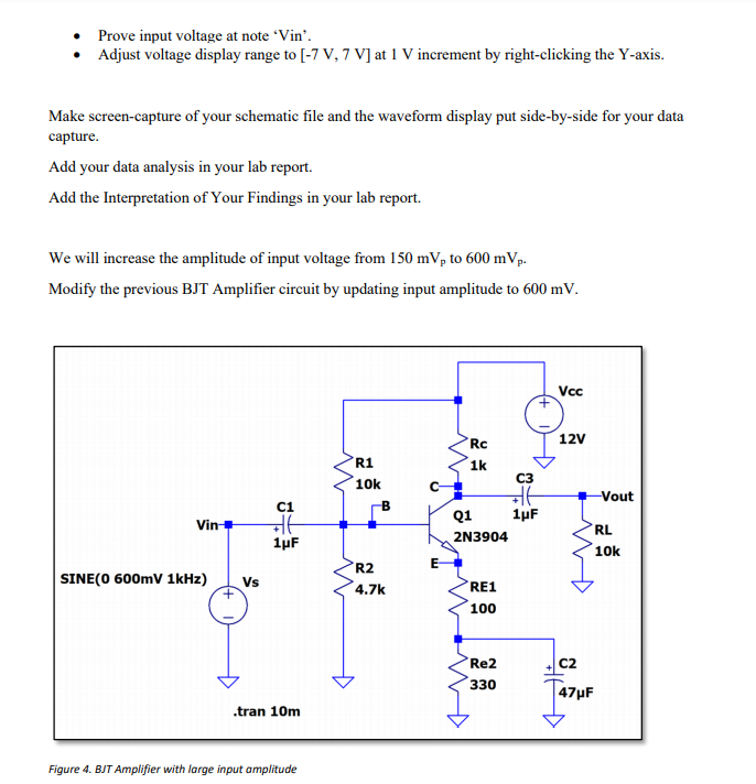 Solved Part 1: BJT Switching circuit Build the following | Chegg.com