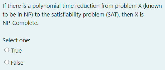 Solved If there is a polynomial time reduction from problem | Chegg.com