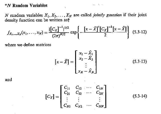 Solved Q. 3: The joint pdf of N Gaussian RVs is given in | Chegg.com