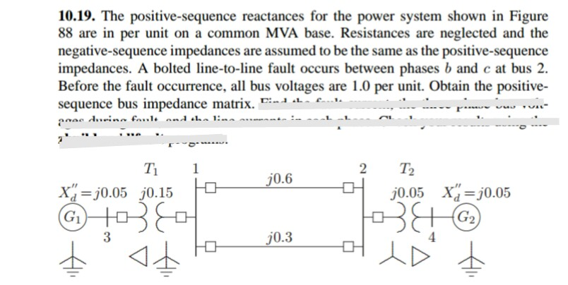 Solved how to get the positive sequence impedance matrix for | Chegg.com