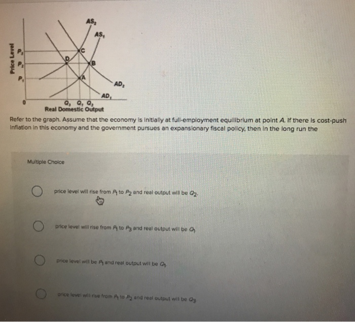 Solved If prices and wages are flexible, a decrease In | Chegg.com