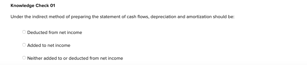 Solved Knowledge Check 01 The correct order of the | Chegg.com