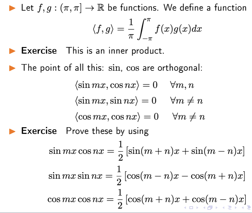 Solved Exercise By Using Eulers Formula Einx Cosnx Isinnx