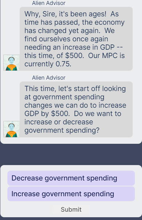 Alien AdvisorThis time, let's start off lookingat | Chegg.com