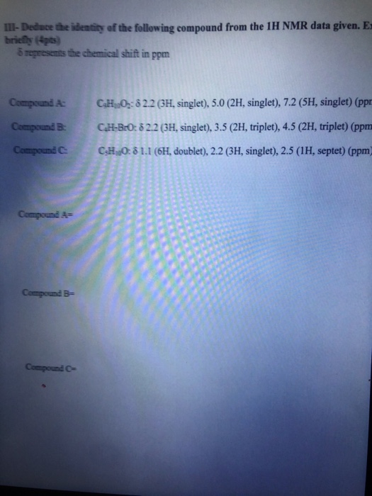 Solved IV- Find developed formula for the following compound | Chegg.com