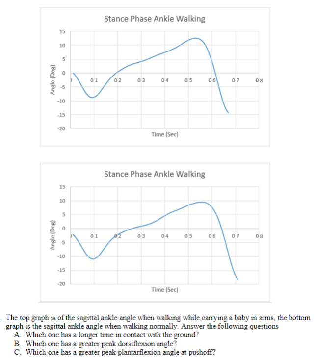 Solved This is for biomechanicsStance Phase Ankle | Chegg.com