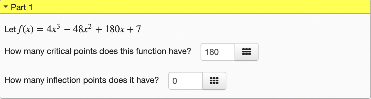 Solved Let f(x)=2x4−16x2−1 How many critical points does | Chegg.com