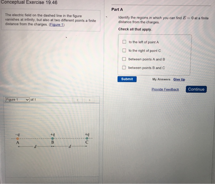 Solved The electric field on the dashed line in the figure | Chegg.com