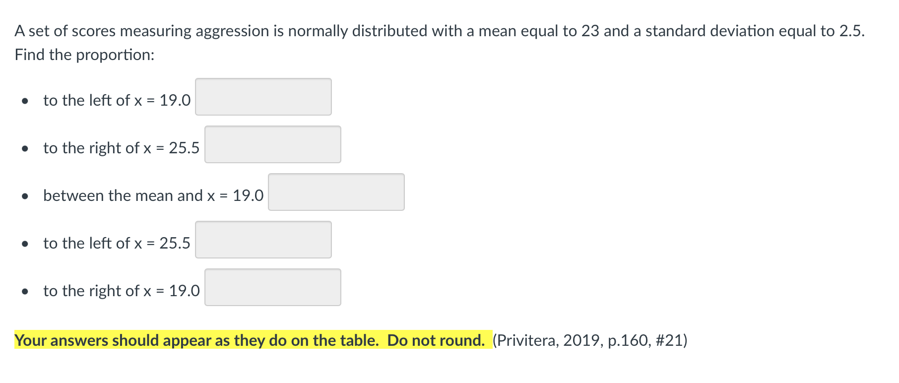 Solved A set of scores measuring aggression is normally | Chegg.com