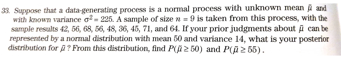 Solved 3. Suppose that a data-generating process is a normal | Chegg.com