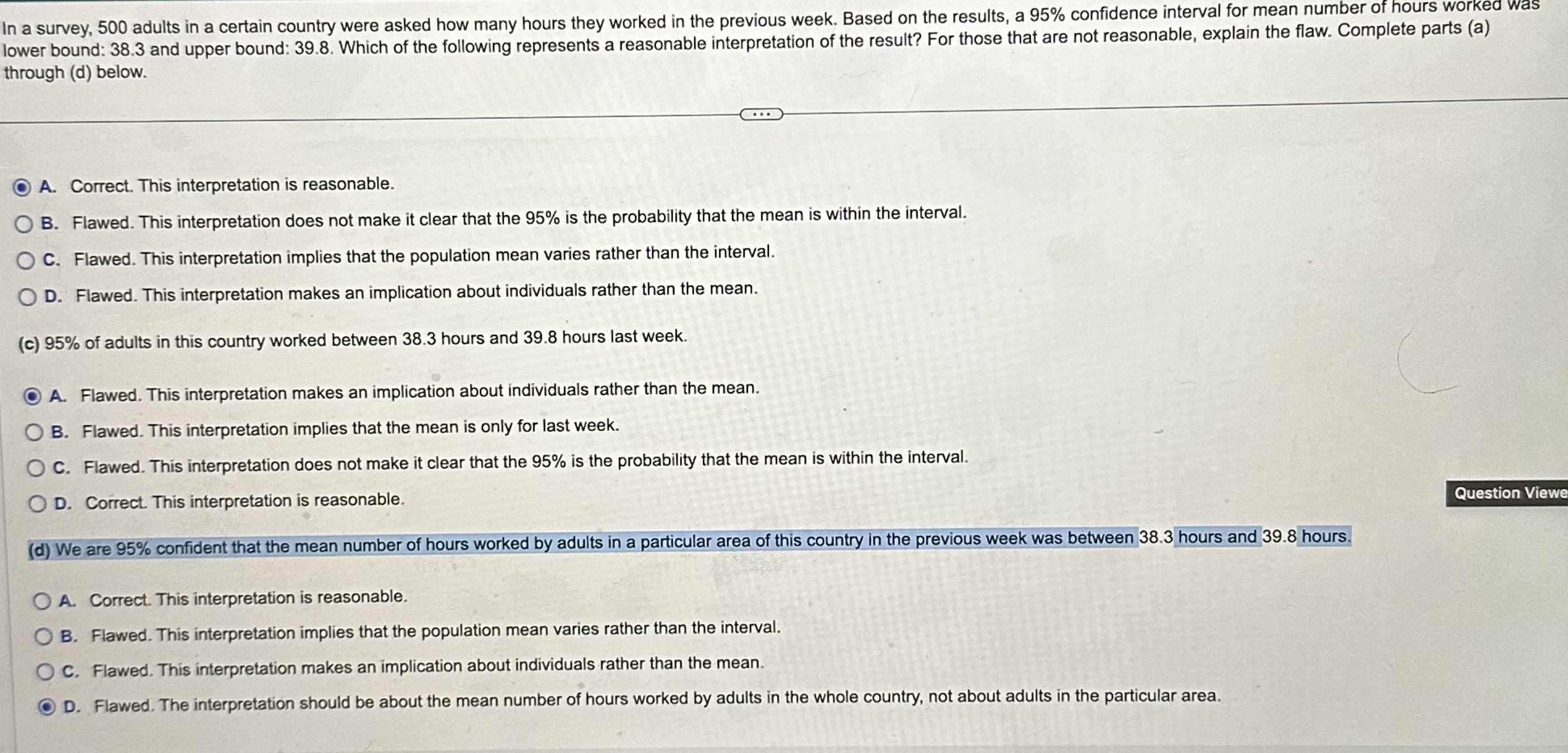 Solved n a survey, 500 adults in a certain country were | Chegg.com
