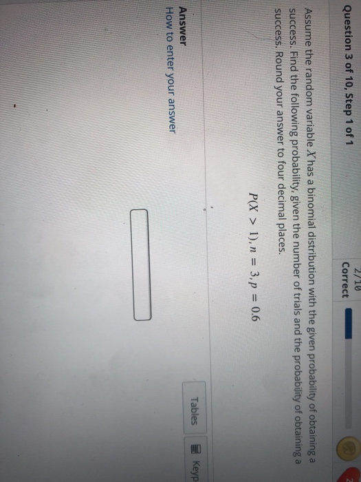 Solved Question 3 of 10, Step 1 of 1 2/10 Correct Assume the | Chegg.com