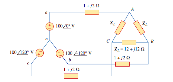 Solved For the Wye-Delta (Y-∆) balanced circuit in the | Chegg.com