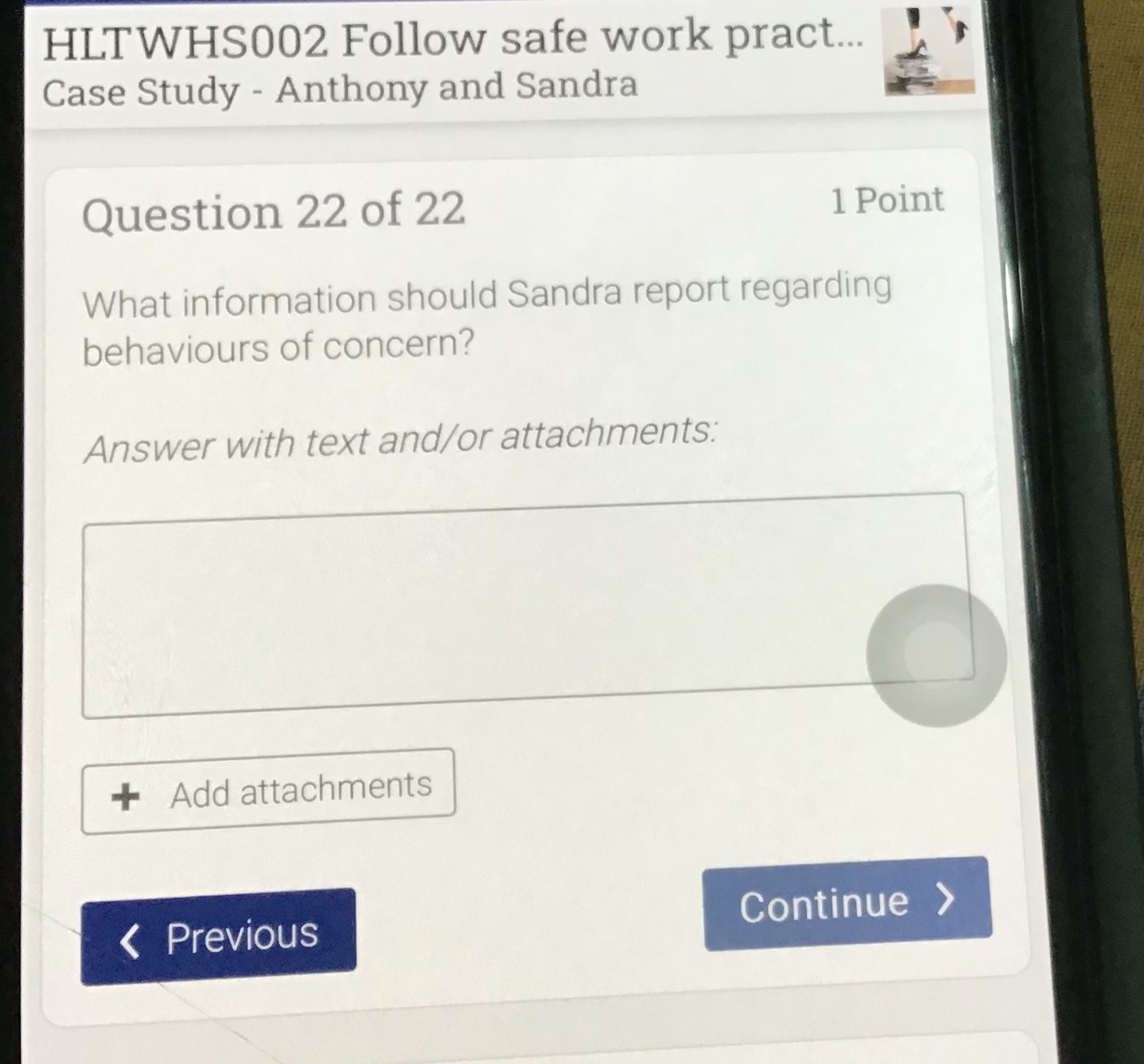 Solved Question 22 ﻿of 22What information should Sandra | Chegg.com