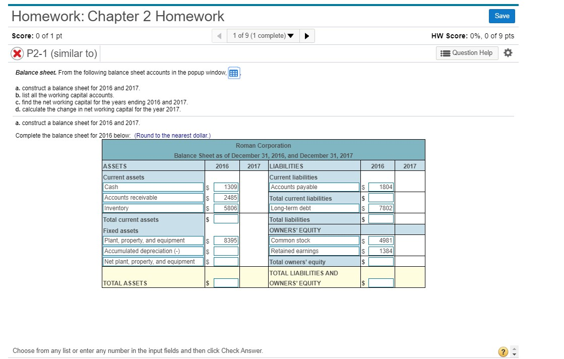 Solved Save Homework Chapter 2 Homework Score 0 Of 1 Pt X