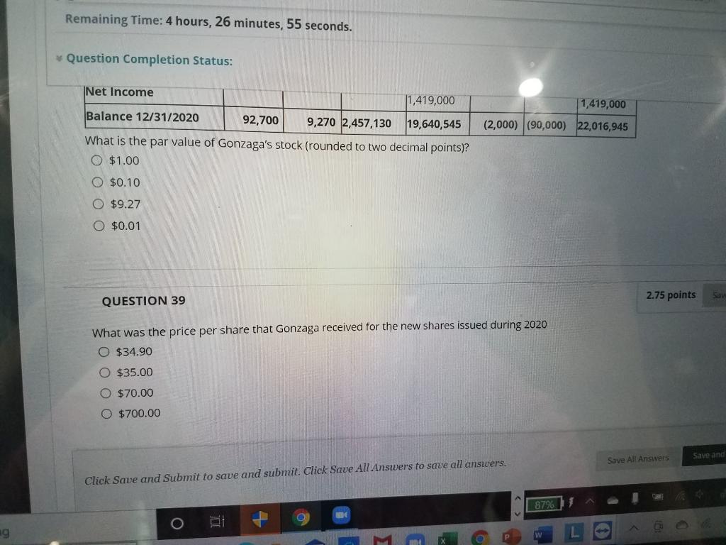 Solved udeeviewGrades%3Fcourse Remaining Time: 4 hours, 27 | Chegg.com
