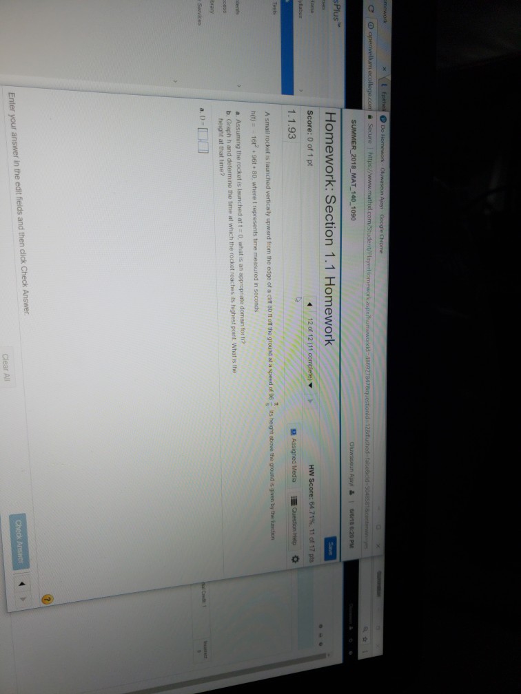 Solved Homework Section 1 1 Homework Score 0 Of 1 Pt