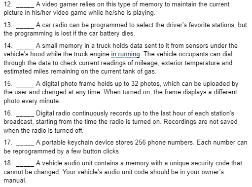 Solved Flash Eprom Mask-Programmable ROm One-time | Chegg.com