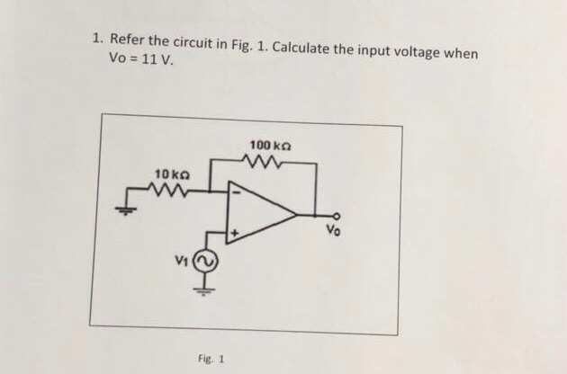 Solved 2. Determine the output voltage for the circuit in | Chegg.com