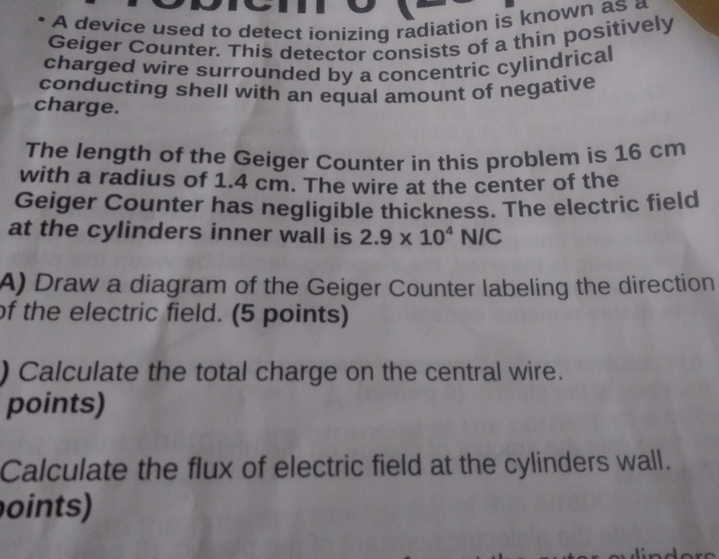 Solved as a onizing radiation is known detector consists of | Chegg.com