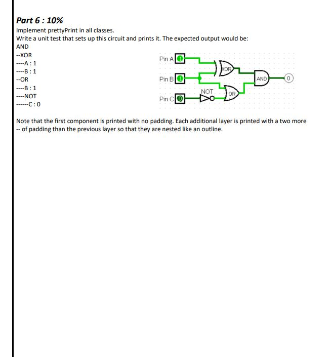 CS-162 Assignment #8: Circuit Sim Code Guidelines | Chegg.com