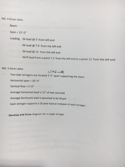 Solved PROBLEM 4-C-1 FORMWORK PROBLEMS NAME Develop& Draw | Chegg.com