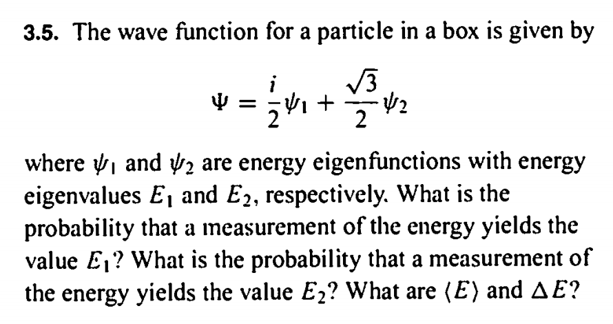 Solved 3.5. The wave function for a particle in a box is | Chegg.com