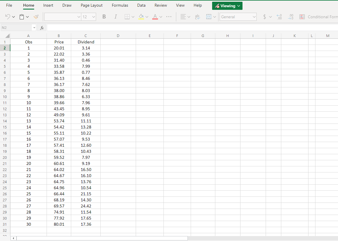 Solved File Home Insert Draw Page Layout Formulas Data | Chegg.com