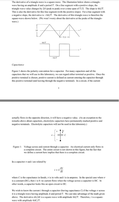 Solved The derivative of a triangle wave is a wave. T | Chegg.com