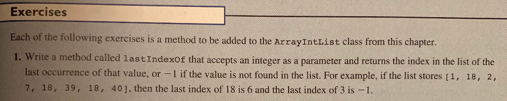 Solved JAVA (implementing a collection class) write a | Chegg.com