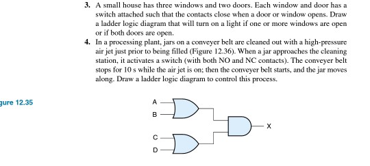 Solved 3. A small house has three windows and two doors. | Chegg.com