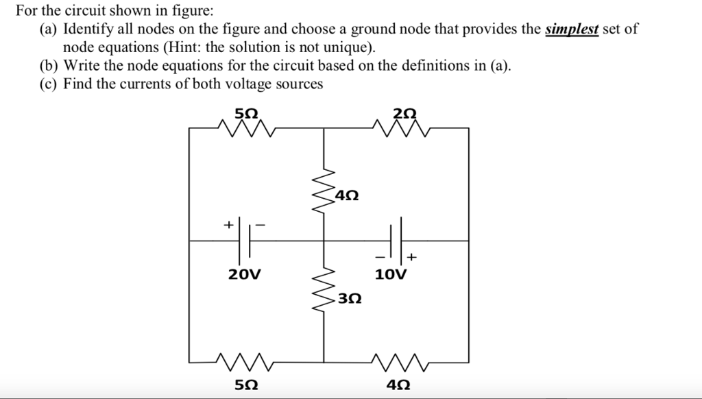 Solved This is a practice problem for circuits class. It | Chegg.com