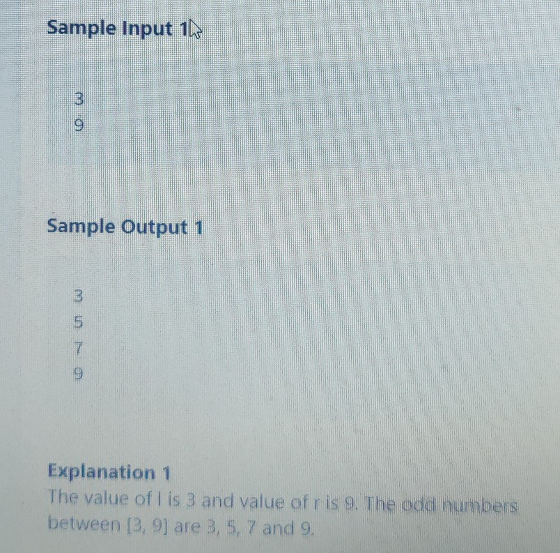 Solved Sample Input 1 9 Sample Output 3 5 7 Explanation 1 | Chegg.com