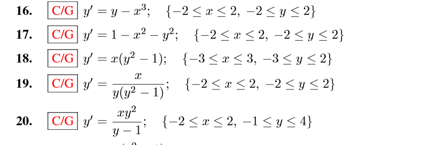 Solved Construct a direction field and plot some integral | Chegg.com