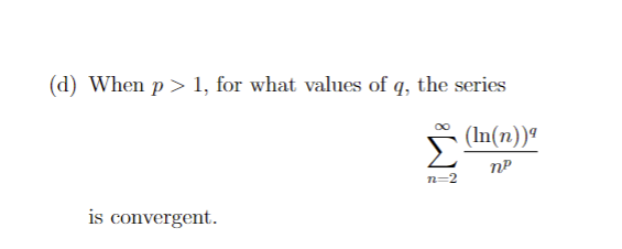 Solved Question 2. Let \\( p \\geq 1 \\) and \\( q \\) be | Chegg.com