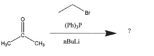 Solved Br (Ph)3P ? H3C CH3 nBuli | Chegg.com