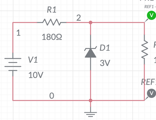 Solved In this given circuit, Vin = 10V, Vz = 3V, Izk = 2mA, | Chegg.com
