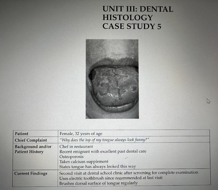 1. What is the condition noted on the dorsal surface | Chegg.com
