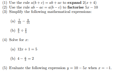Solved (1) Use the rule a(b + c) = ab + ac to expand 2(x+4) | Chegg.com