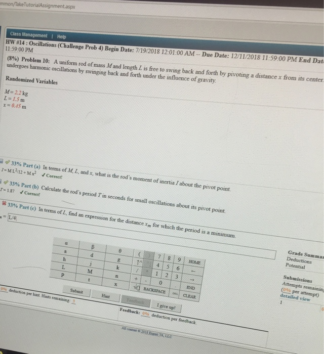 Solved mmon/Take Tu Due Date: i2112018 i i5900 PM End Dat | Chegg.com
