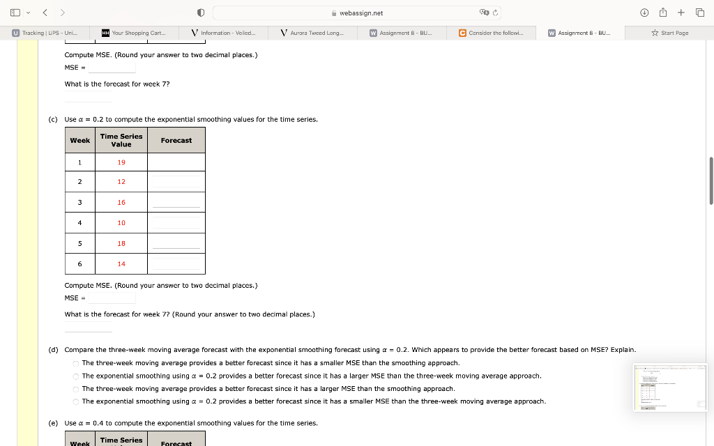 Solved (a) Construct a time series plot. What type of | Chegg.com