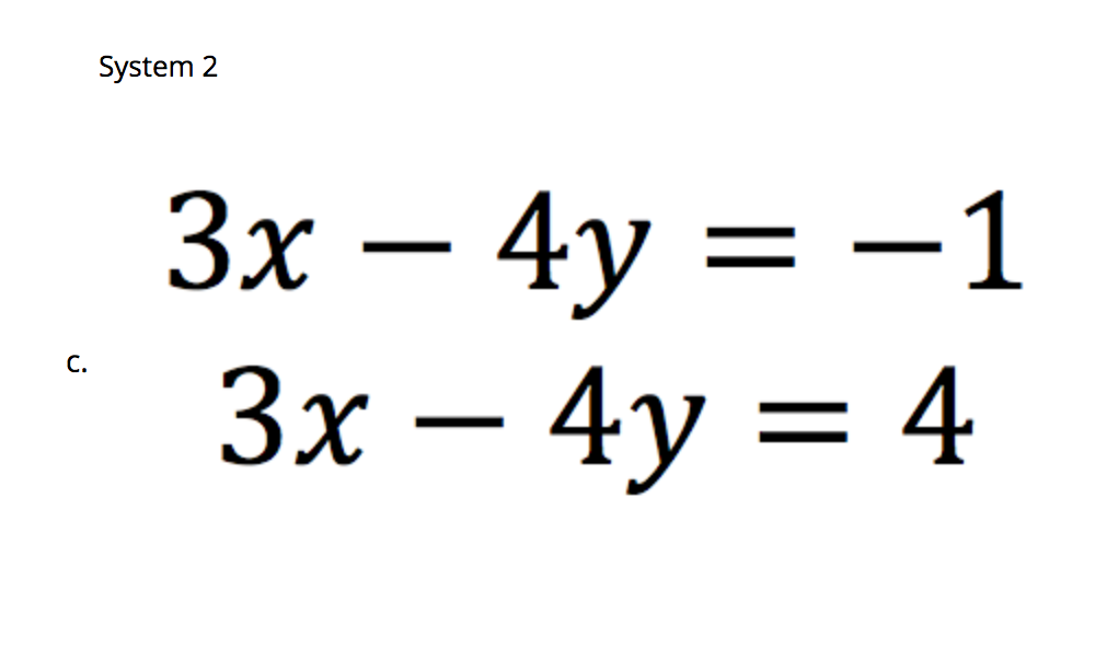 Solved Consistent Independent Linear System Inconsistent | Chegg.com