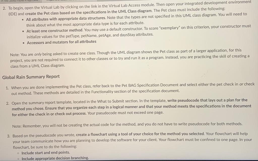 Solved Competency In this project, you will demonstrate your | Chegg.com