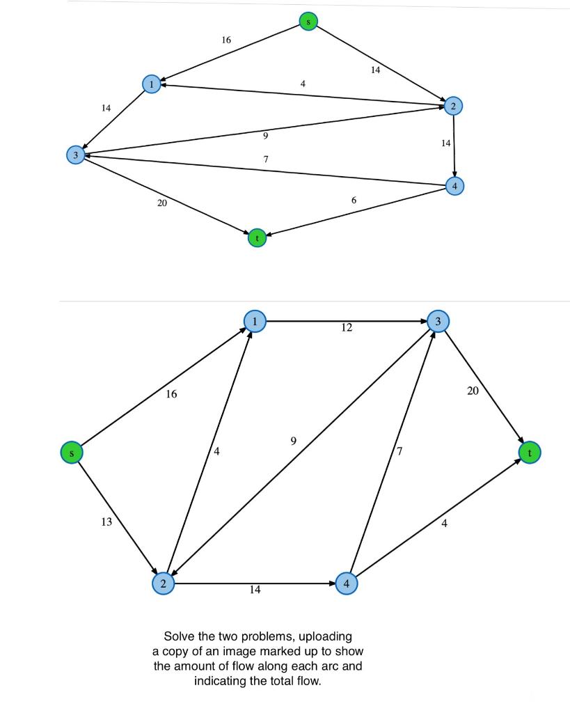 Solved Solve the two problems, uploading a copy of an image | Chegg.com