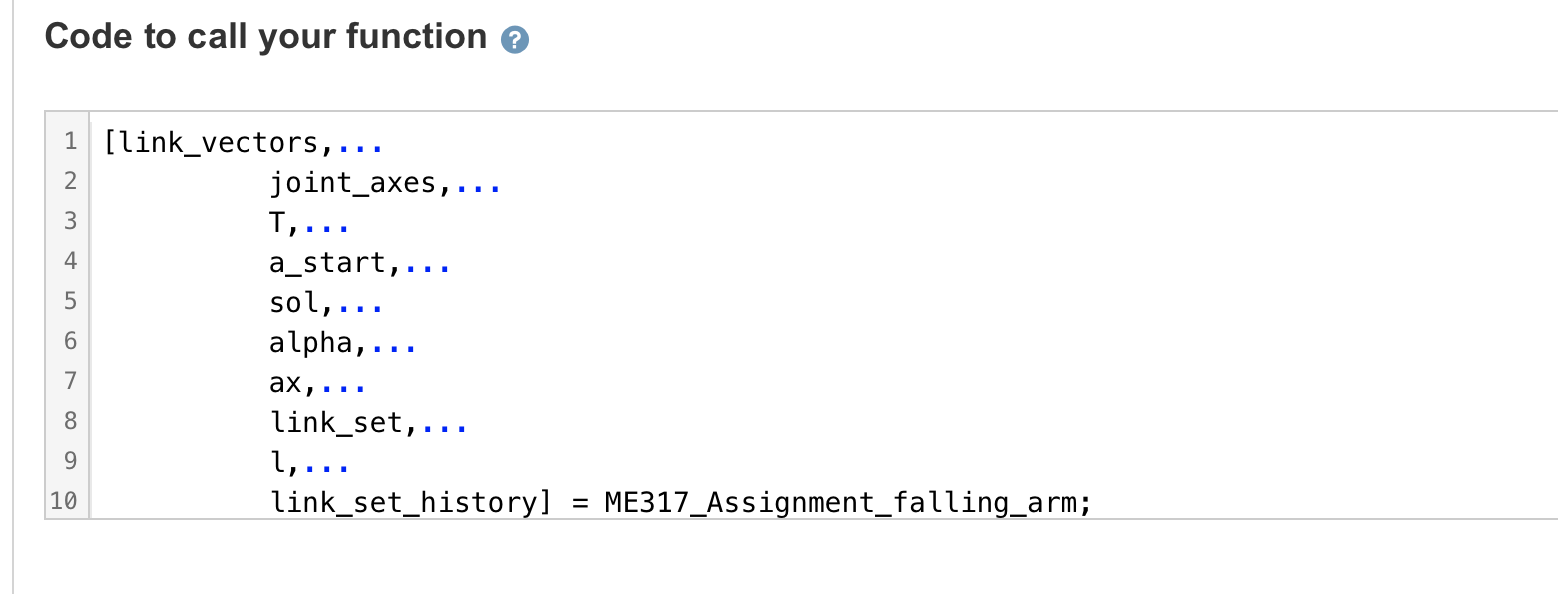 Make an animated plot of a 3D a 3-link arm, with each | Chegg.com