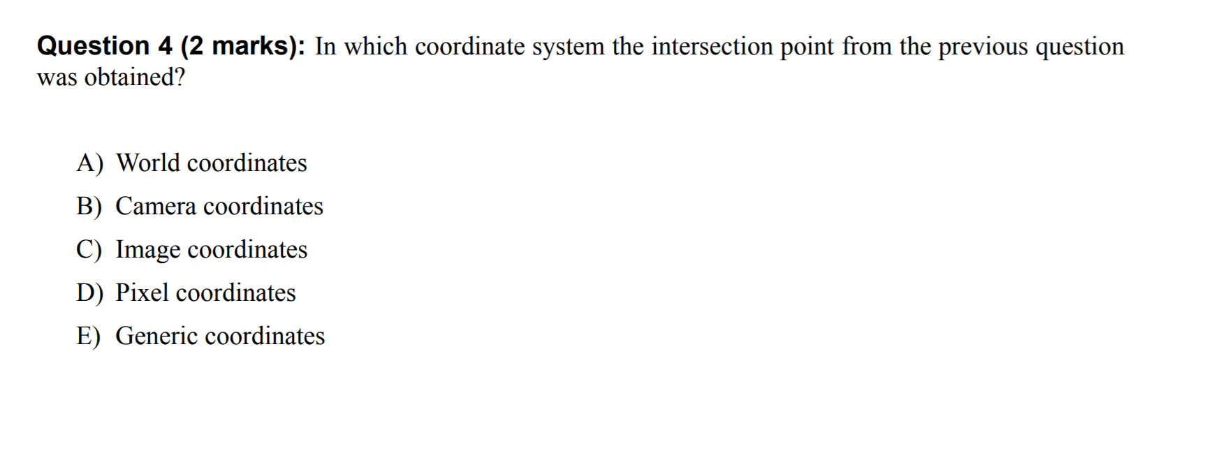 Solved Question 1 (2 marks): Suppose a generic sphere is | Chegg.com