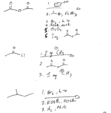 2. 15 팡 3. 1eq∘CH3 1. 2. K0tB4,HOB2B2,hv 3. H2,Pd/C | Chegg.com