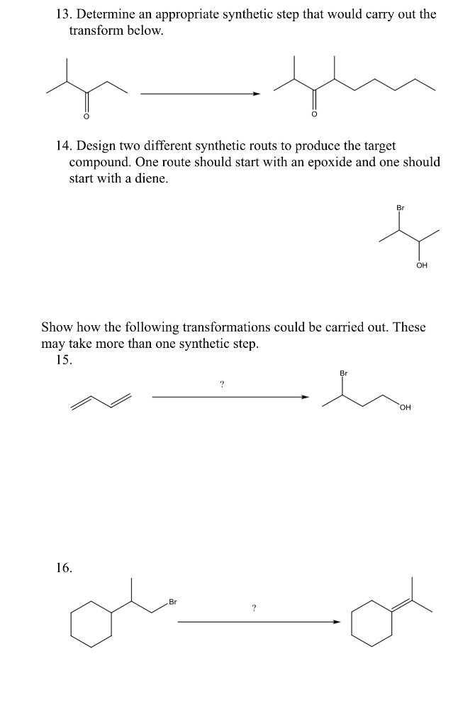 Solved Synthetic Practice 1. A researcher synthesized | Chegg.com