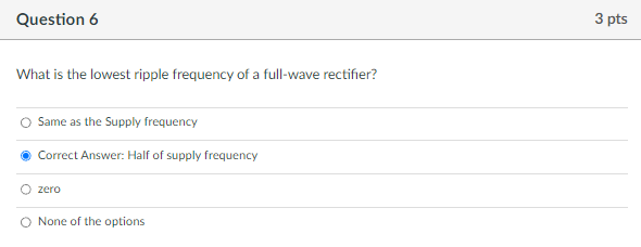 Solved What is the lowest ripple frequency of a full-wave | Chegg.com